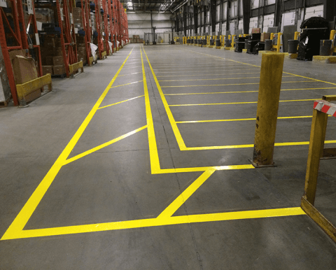 Warehouse Line Marking Sydney | Factory & Industrial Floors